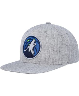 Men's Mitchell & Ness Heather Gray Minnesota Timberwolves Hardwood ...