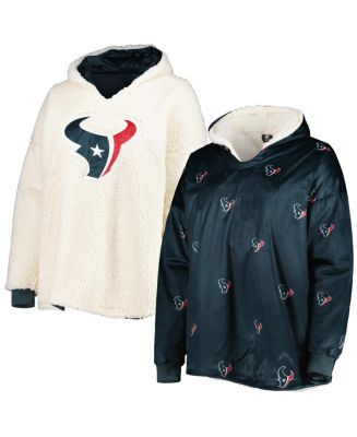 Women's FOCO Houston Texans Repeat Print Reversible Hoodeez - Macy's