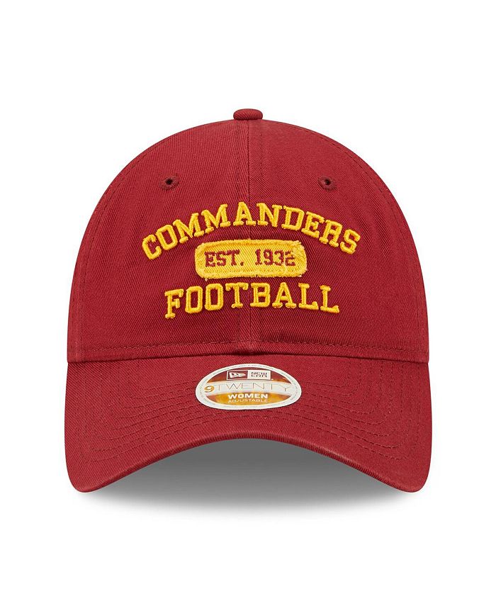 New Era Women's Burgundy Washington Commanders Formed 9TWENTY ...