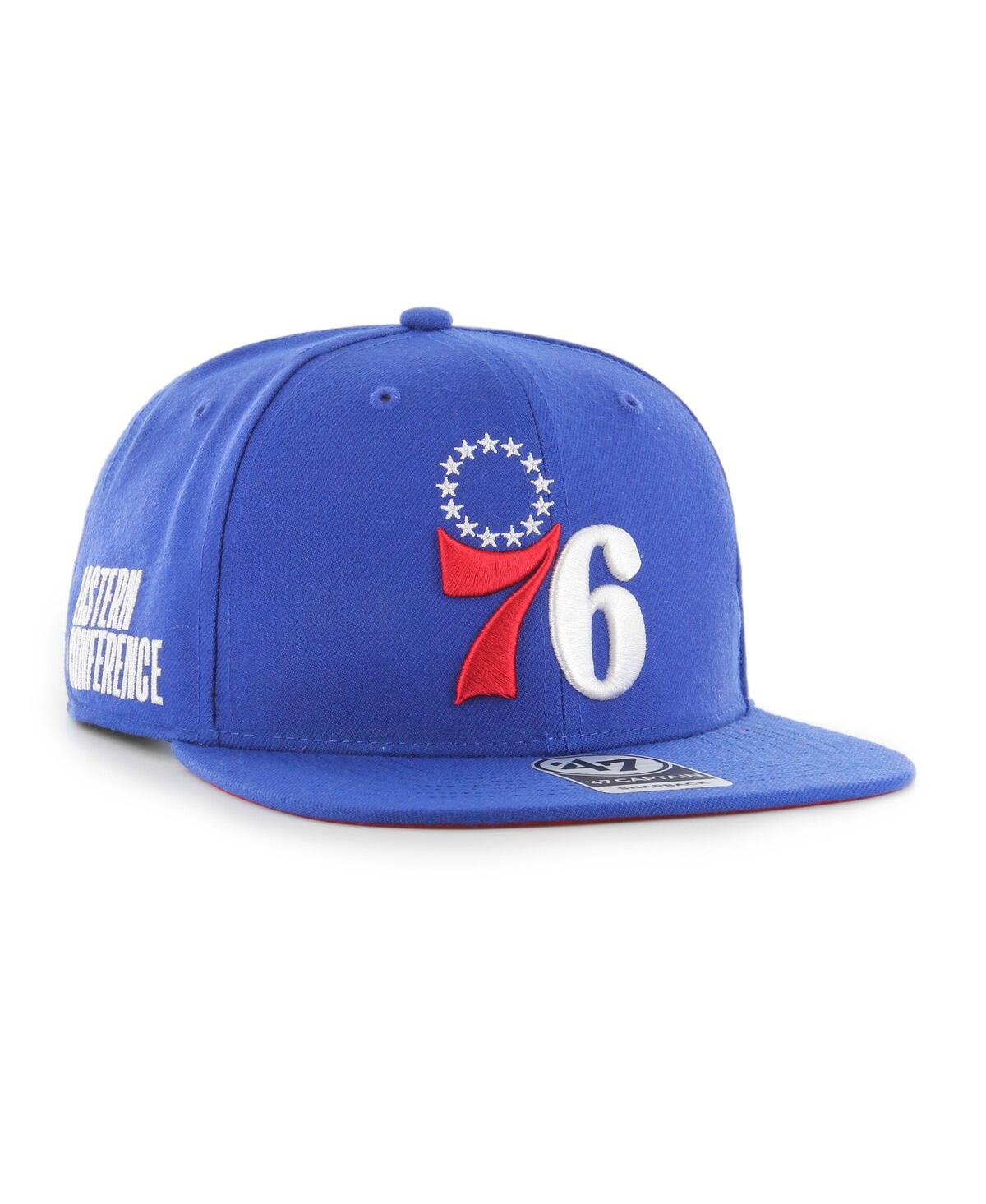 Click here for Mens 47 Brand Royal Philadelphia 76ers Sure Shot C... prices