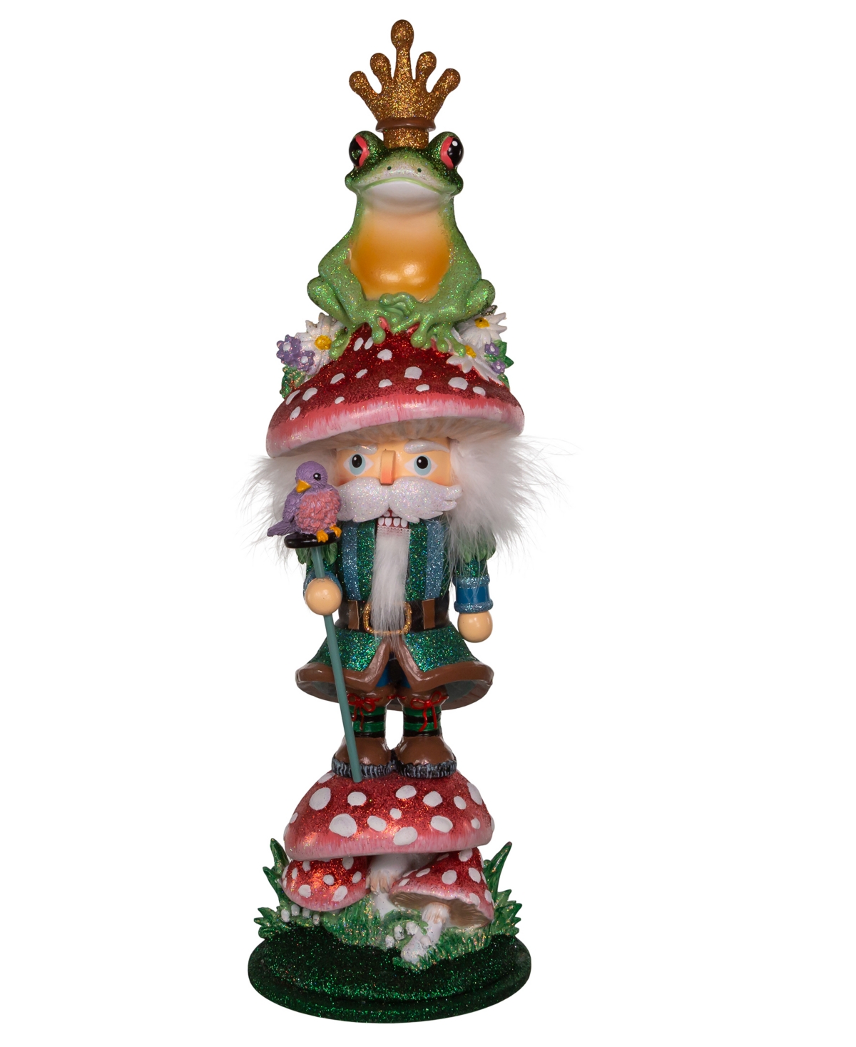 Kurt Adler 16.5" Hollywood Frog Prince Nutcracker In Clear | ModeSens