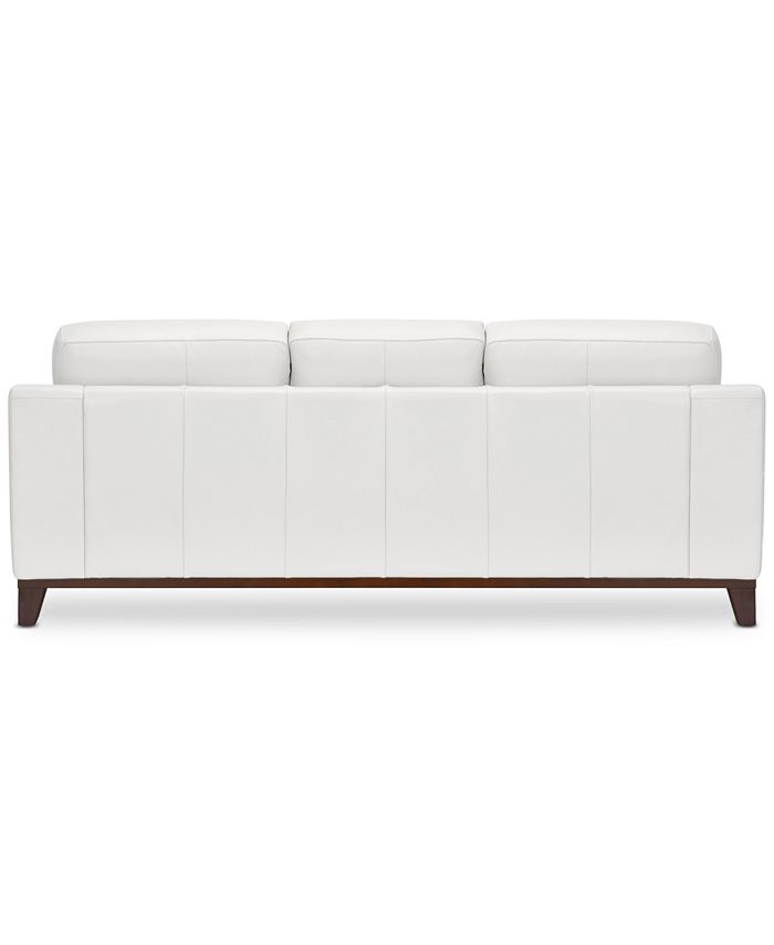 Furniture Jeddo 94" Leather Sofa, Created for Macy's - Macy's