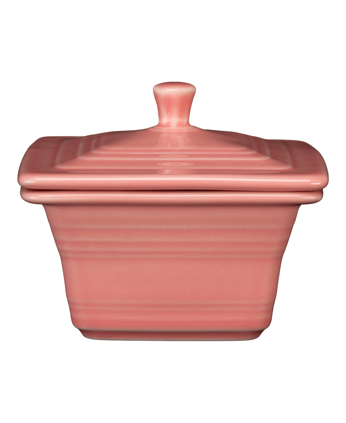 Click here for Fiesta Square Covered Box 4 5/8 inch - Peony prices