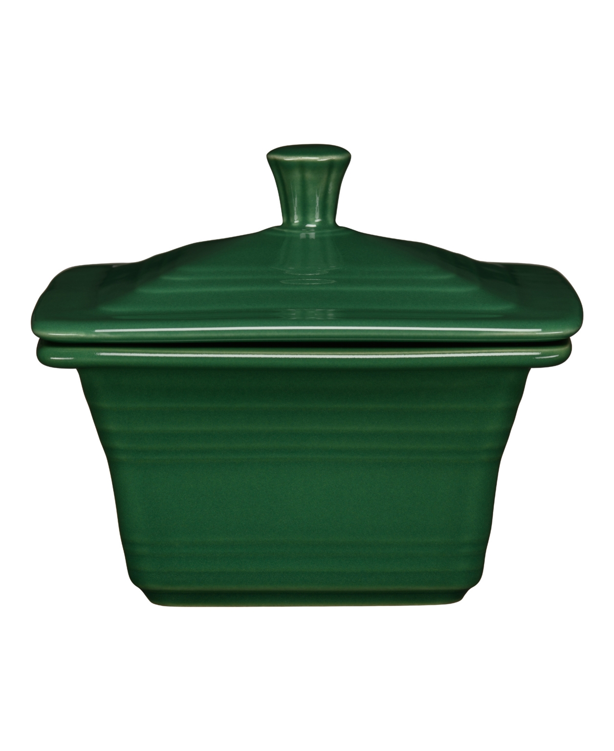 Click here for Fiesta Square Covered Box 4 5/8 inch - Jade prices