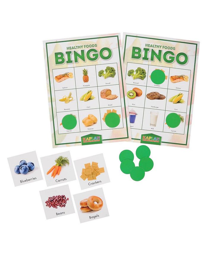 Kaplan Early Learning Healthy Foods Bingo Game - Macy's