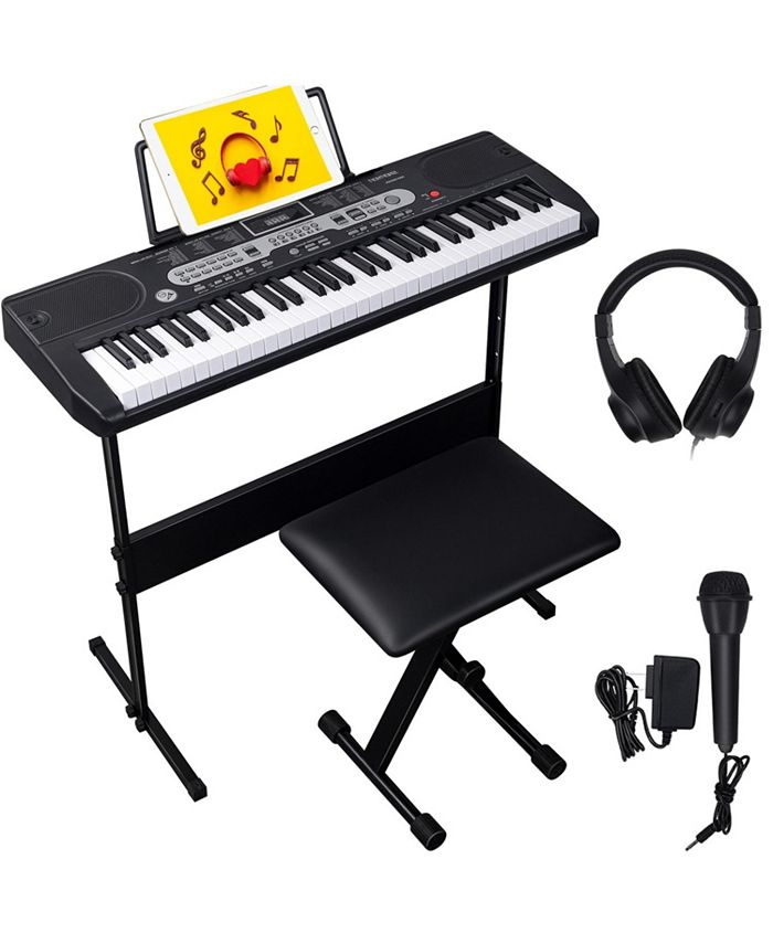 SUGIFT 61 Key Premium Electric Keyboard Piano Kit - Macy's