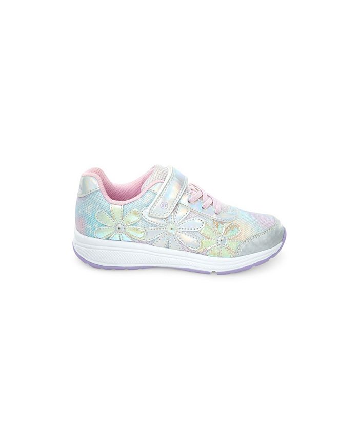 Stride Rite Little Girls SR Glimmer Lighted Sneakers - Macy's