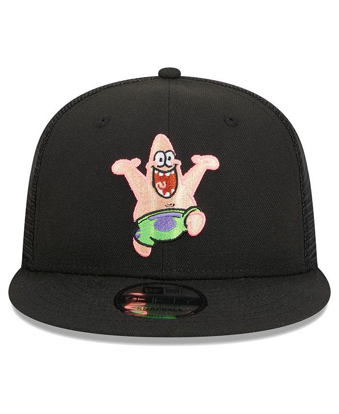 New Era Men's Black SpongeBob SquarePants Patrick Star Trucker 9FIFTY ...
