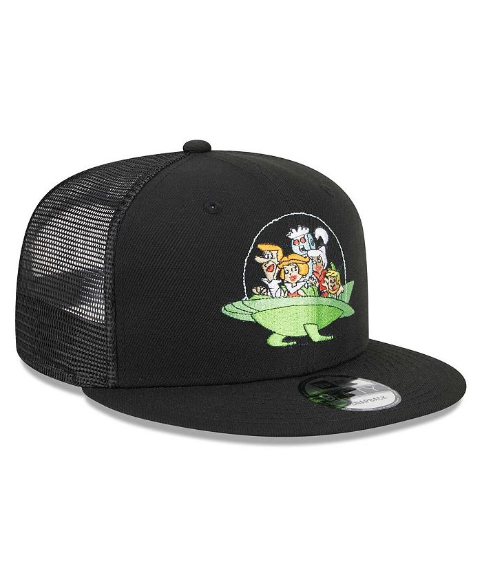 New Era Men's Black The Jetsons Family Trucker 9FIFTY Snapback Hat - Macy's