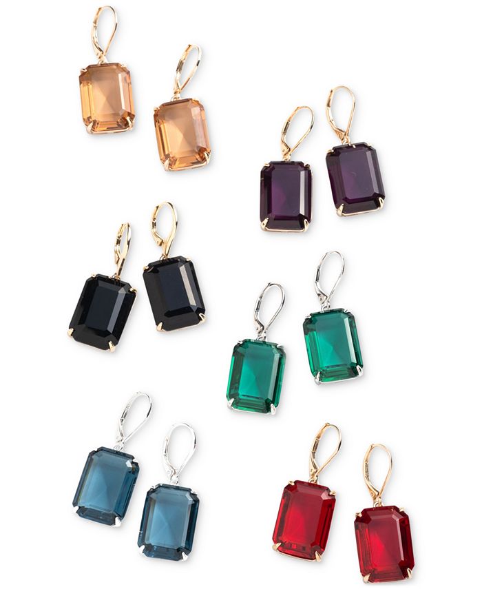 Lauren Ralph Lauren Stone Drop Earrings - Macy's
