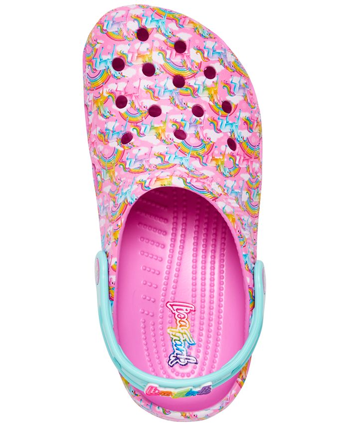 Crocs Big Girls Lisa Frank Unicorn Classic Clogs from Finish Line - Macy's