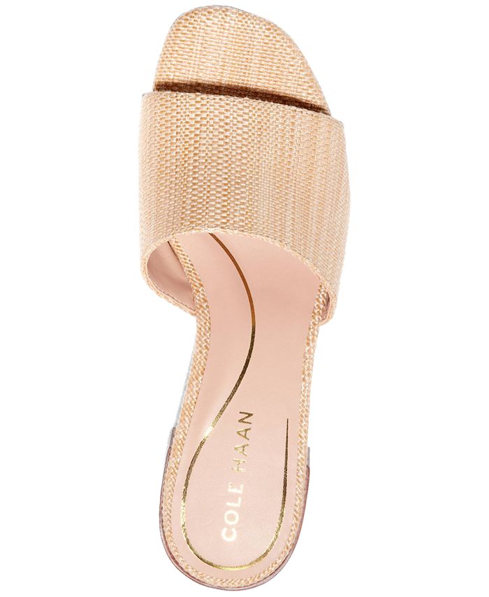 Cole Haan Women's Calli Single-Band Block-Heel Dress Sandals - Macy's