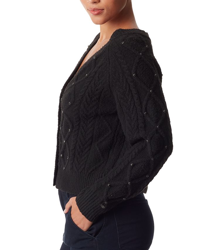 Sam Edelman Women's Danica Reversible Rhinestone Sweater - Macy's