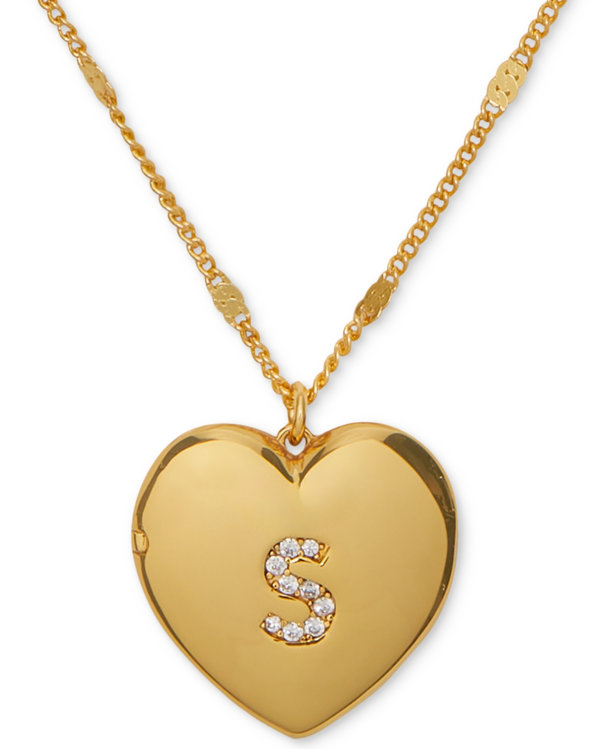 Click here for Kate Spade New York Gold-Tone Crystal A Locket Pen... prices