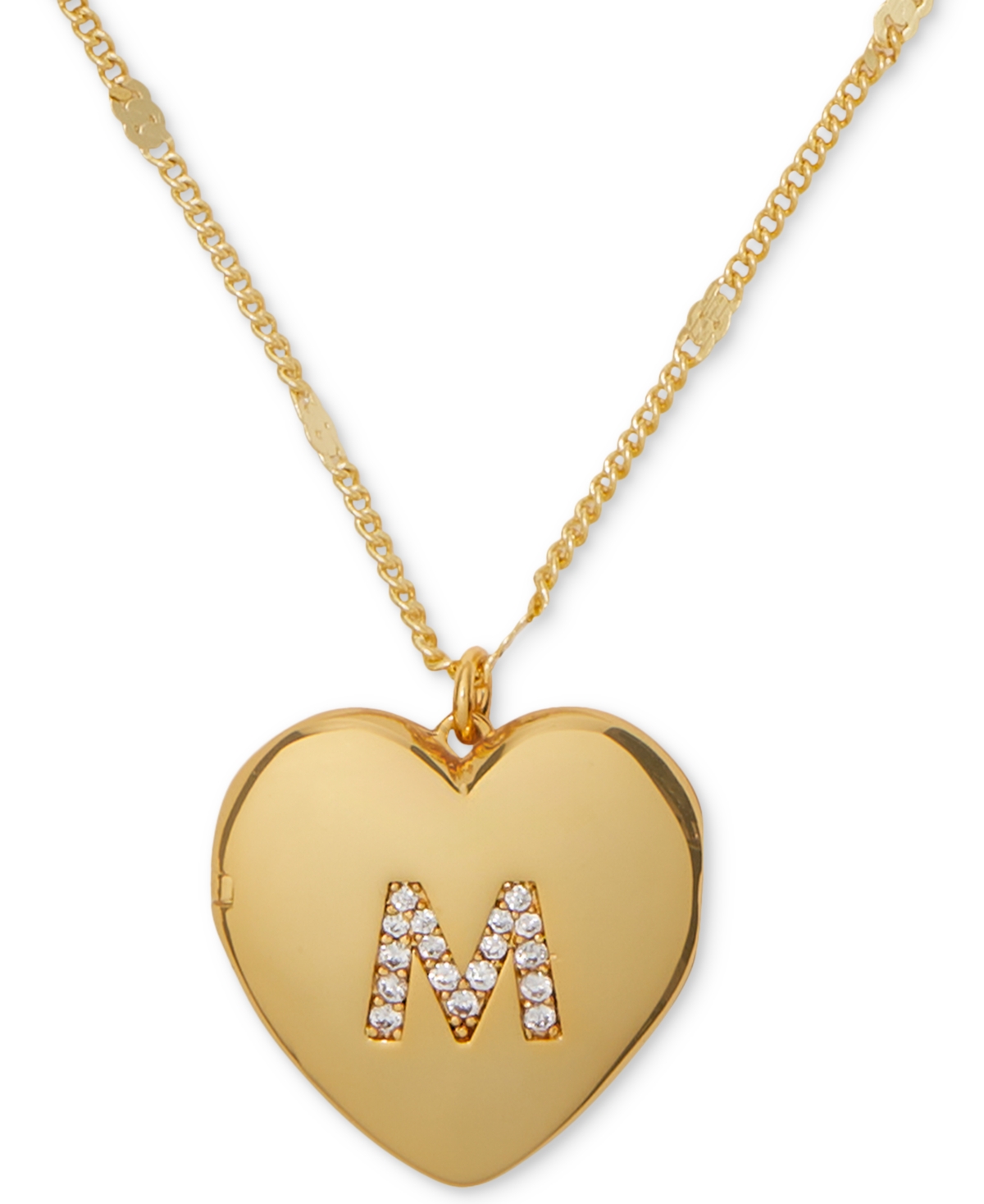 Click here for Kate Spade New York Gold-Tone Crystal A Locket Pen... prices