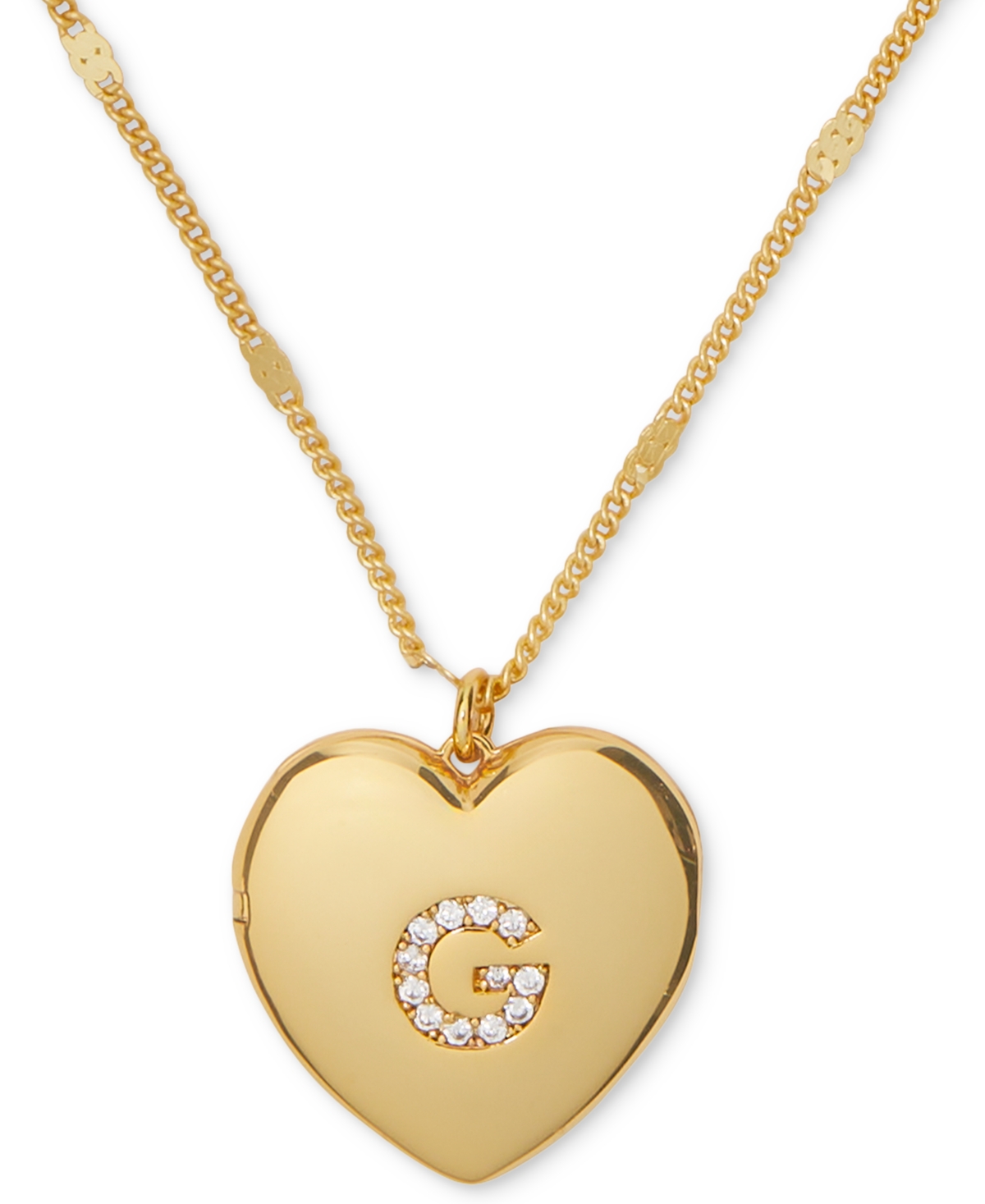 Click here for Kate Spade New York Gold-Tone Crystal A Locket Pen... prices