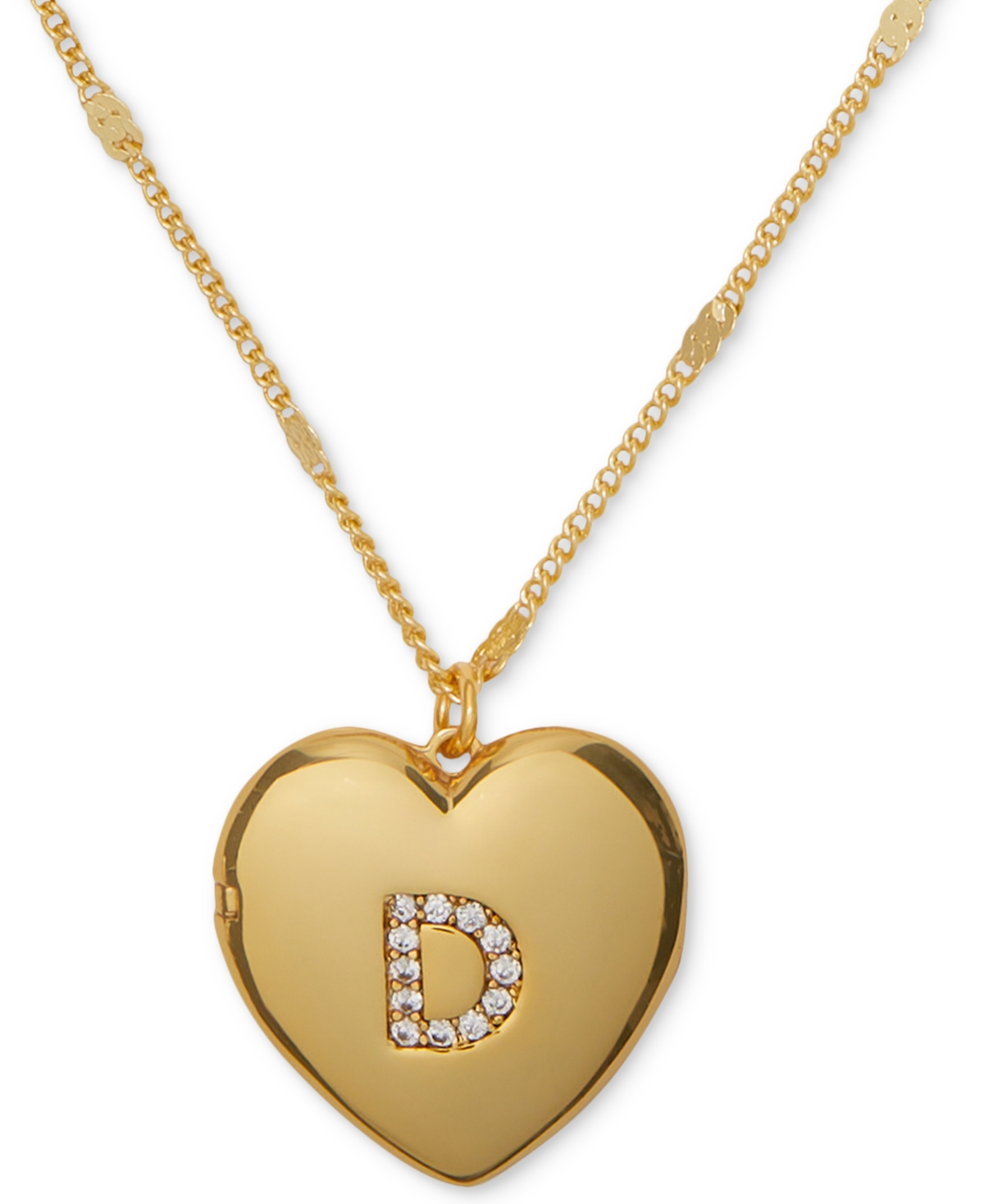 Click here for Kate Spade New York Gold-Tone Crystal A Locket Pen... prices
