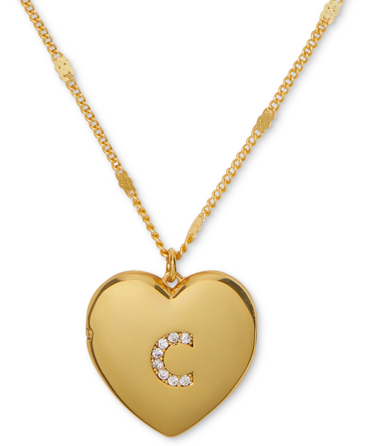 Click here for Kate Spade New York Gold-Tone Crystal A Locket Pen... prices
