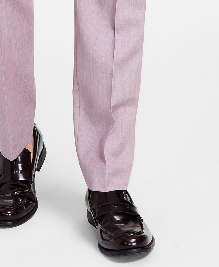 Calvin Klein Men's Slim-Fit Wool-Blend Stretch Sharkskin Suit Separate ...