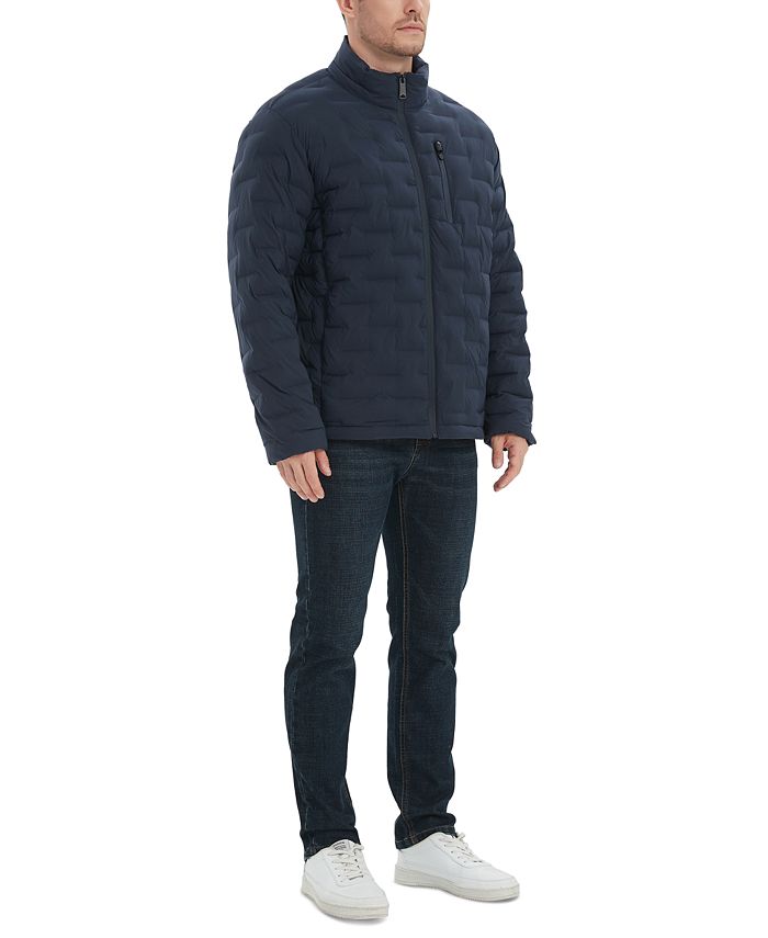 Outdoor United Men's Stretch Seamless Brick Quilted Full-Zip Puffer ...