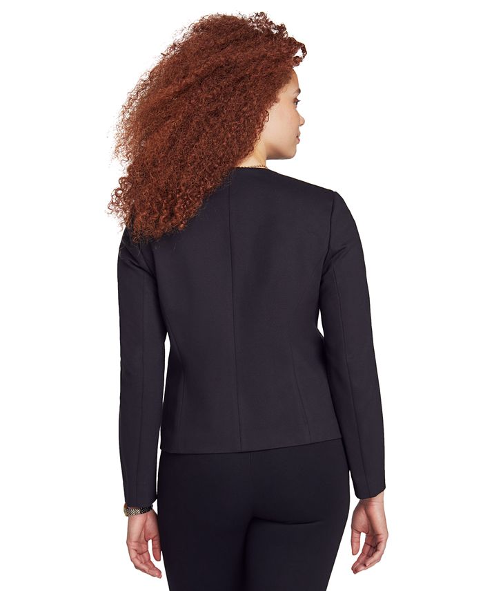 Anne Klein Women's Military-Inspired Compression Jacket - Macy's