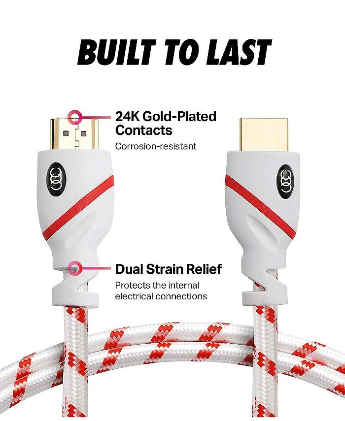 Ultra Clarity Cables 6ft 2 pack 4K UHD 20b HDMI Cable - Ethernet, Ultra ...