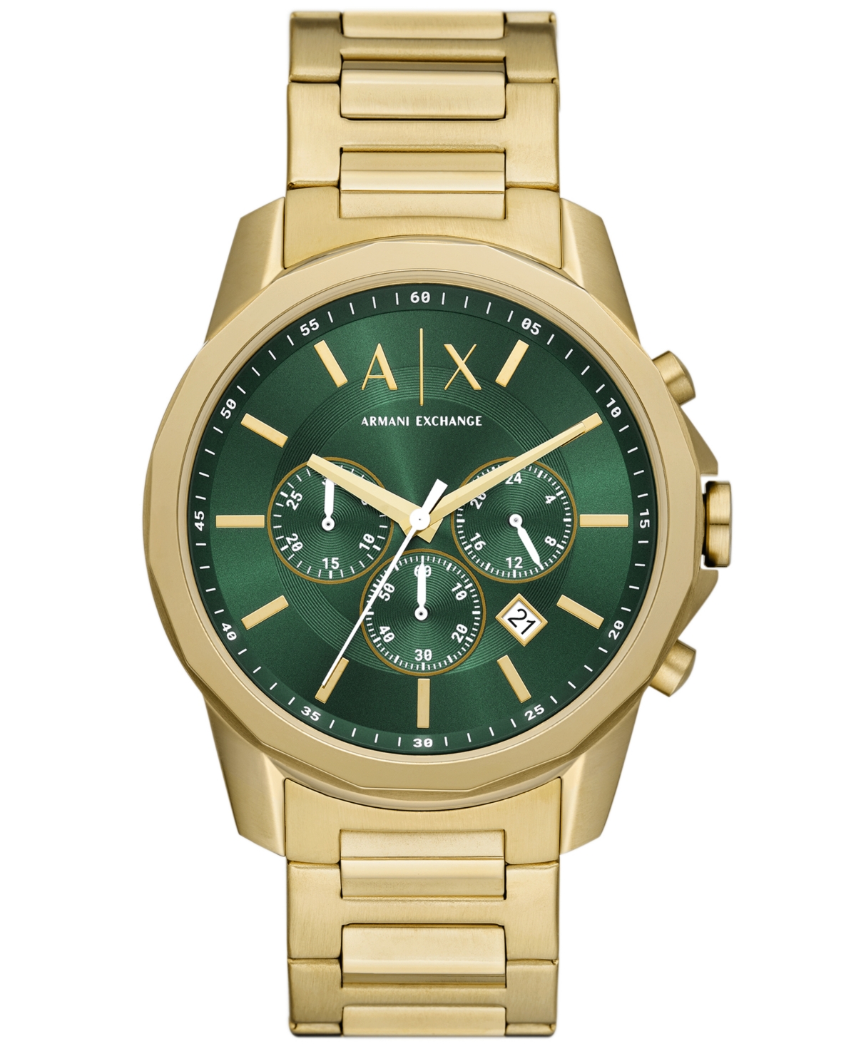 Click here for A|X Armani Exchange Mens Banks Chronograph Gold-To... prices