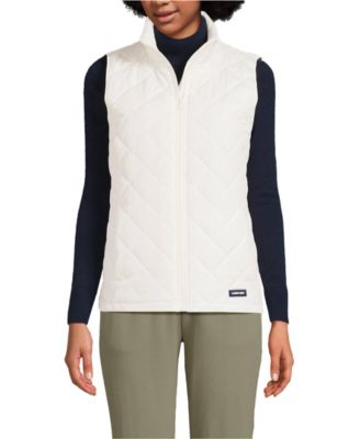 Lands' End Women's FeatherFree Insulated Vest - Macy's