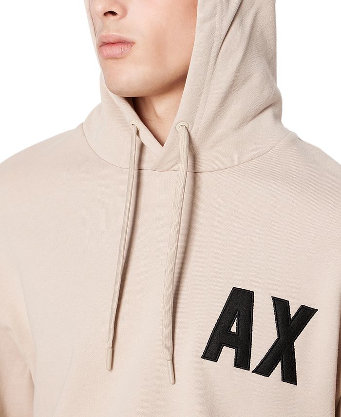 A|X Armani Exchange Men's Oversized-Fit Embroidered Logo Hoodie - Macy's