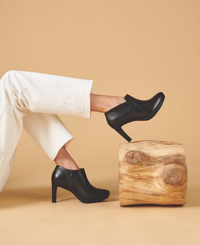 Clarks Women's Ambyr Hope Platform Dress Booties - Macy's
