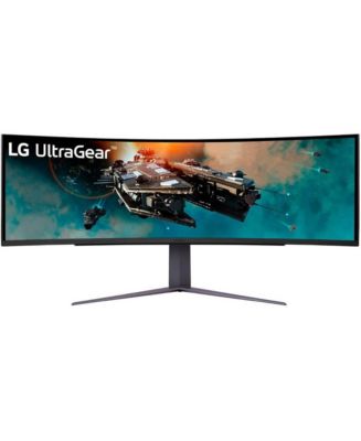 LG 49 inch UltraGear LED Curved FreeSync Gaming Monitor - Black - Macy's