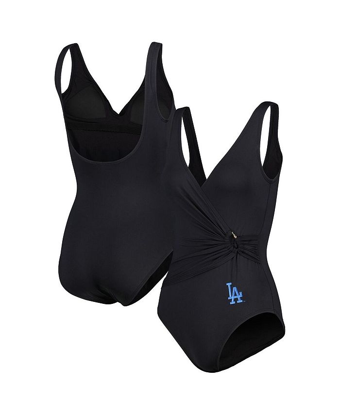 Tommy Bahama Women's Black Los Angeles Dodgers Pearl Clara One-Piece ...