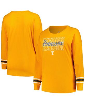 Women's Profile Tennessee Orange Tennessee Volunteers Plus Size Triple ...