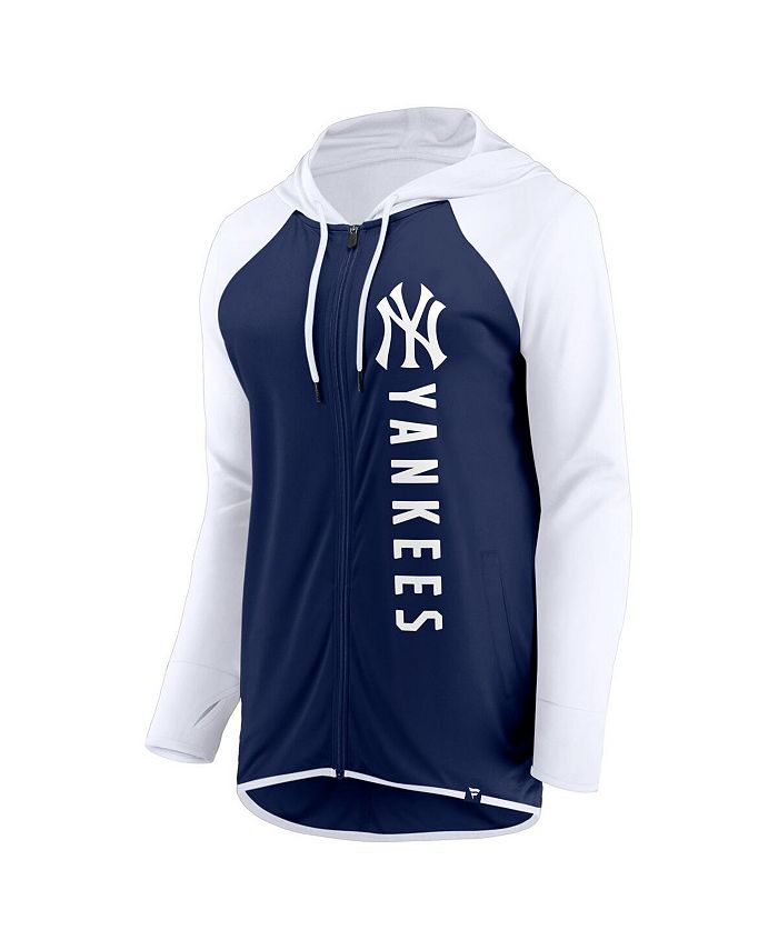 Fanatics Women's Navy, White New York Yankees Forever Fan Full-Zip ...