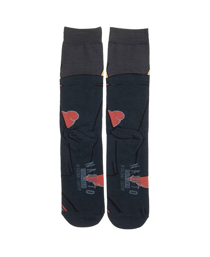 Bioworld Men's Naruto Itachi Uchiha Crew Socks - Macy's