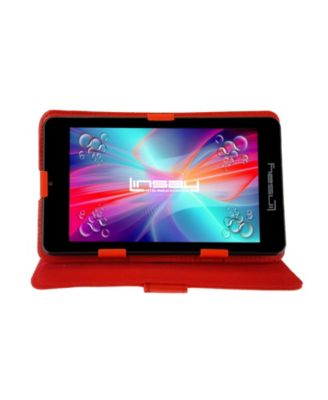 New 7" Tablet Quad Core 2GB Ram 64GB Storage Android 13 with Red Case