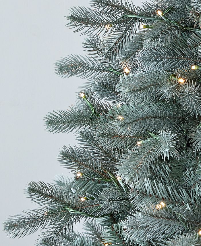 Seasonal Spruce 9' Pre-Lit PE Mixed PVC Tree with Metal Stand, 3680 ...