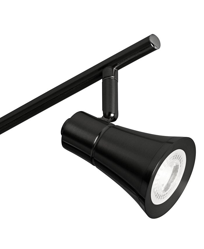 Pro Track Castro 4-Head LED Ceiling Track Light Fixture Kit Adjustable ...