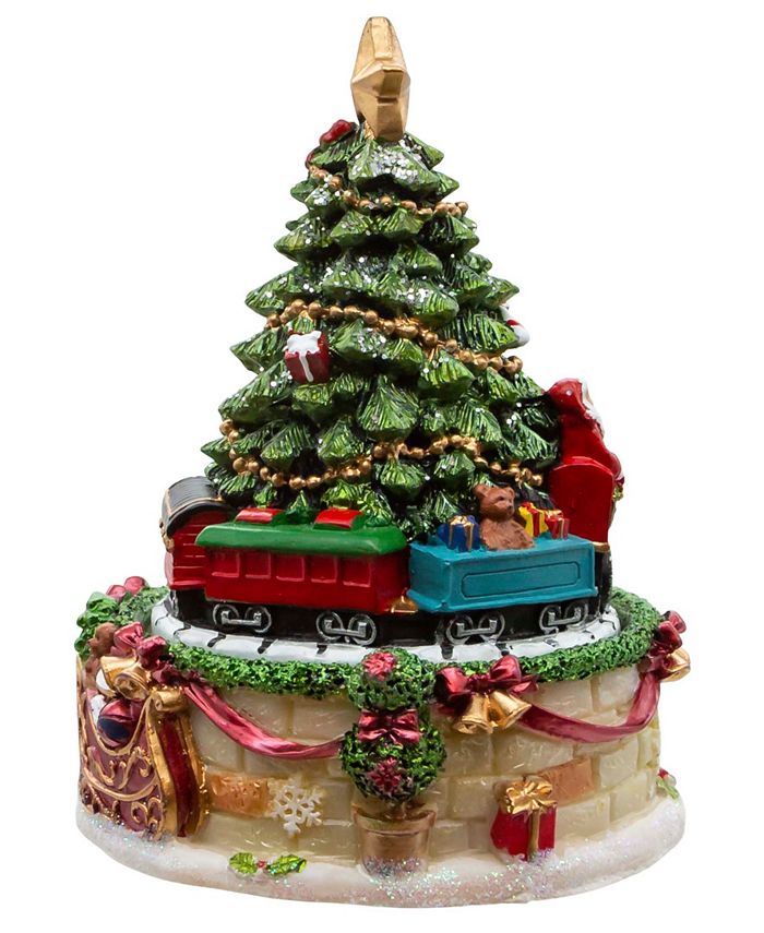 Kurt Adler 6" Christmas Tree Revolving Music Box - Macy's