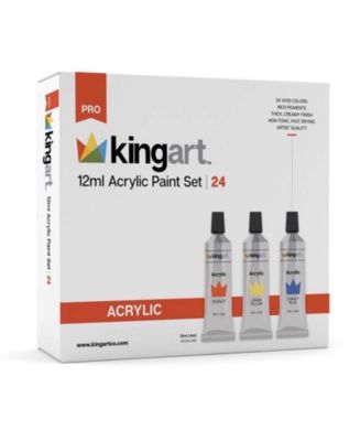 Kingart Studio 24 Count 12ml Acrylic Paint Set 505-24 - Macy's