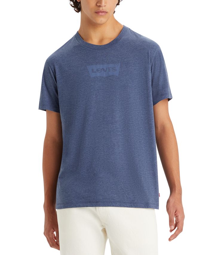 Levi's Men's Classic-Fit Batwing Logo Short Sleeve Crewneck T-Shirt ...