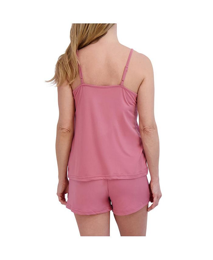 BCBG MAXAZRIA Women's Cutout Cami and Shorts 2-Piece Pajamas Set - Macy's