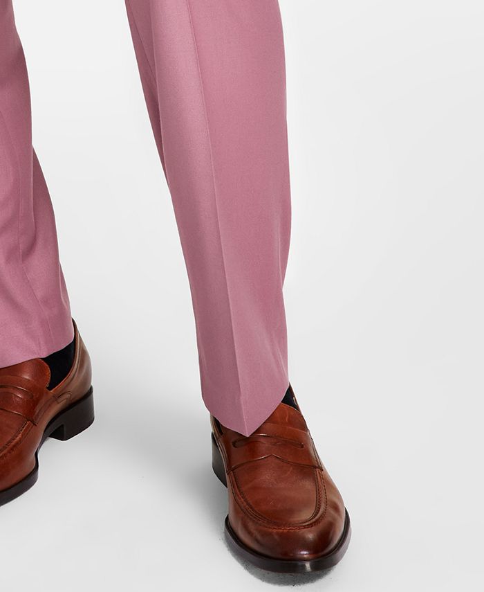 Tayion Collection Men's Classic-Fit Solid Suit Pants - Macy's