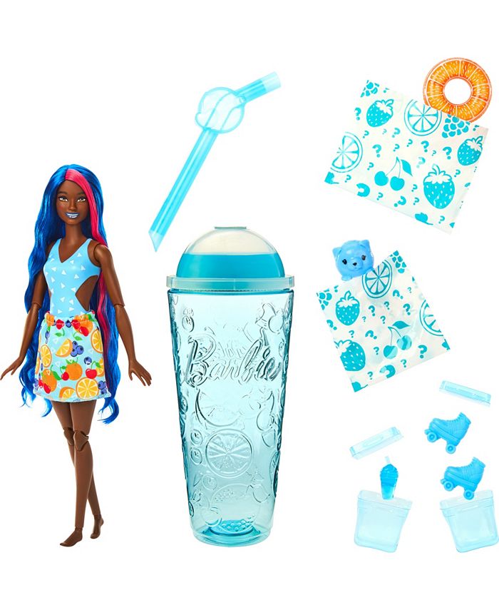 Barbie Pop Reveal Fruit Series Fruit Punch Doll, 8 Surprises Include ...