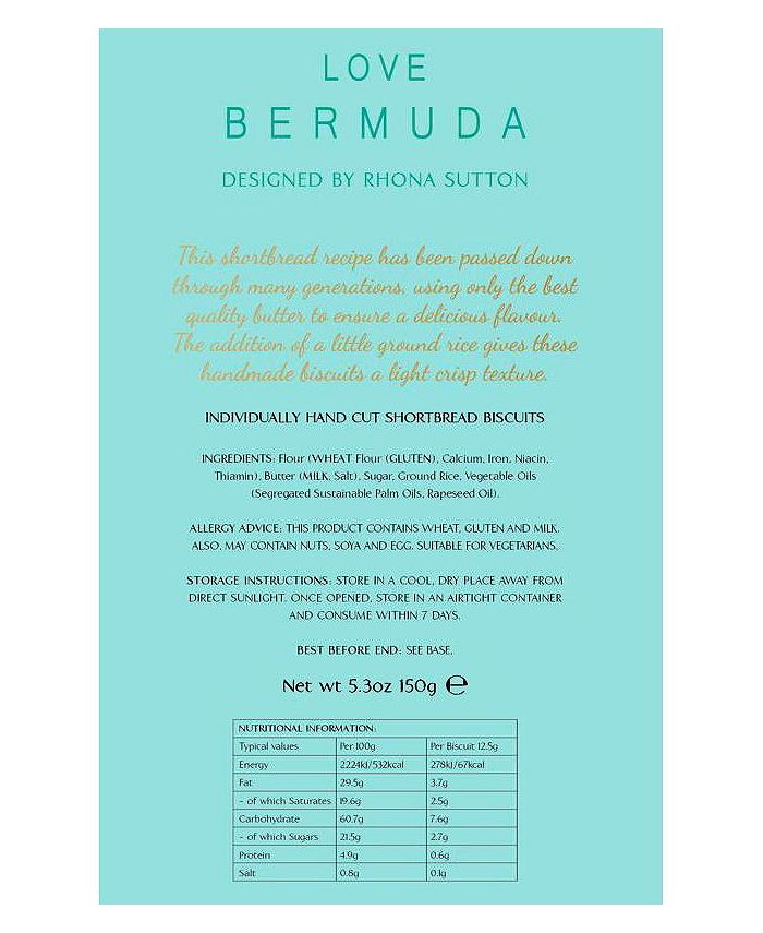 Love Bermuda Classic Shortbread 150g - Macy's