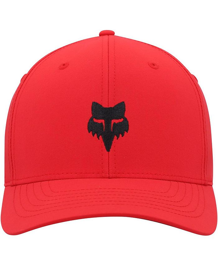 Fox Men's Red Racing Logo Flex Hat - Macy's
