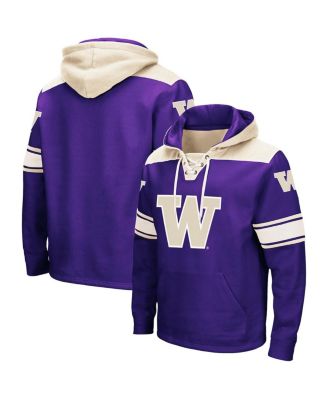Men's Colosseum Purple Washington Huskies 2.0 Lace-Up Hoodie - Macy's