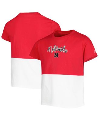 Big Girls League Collegiate Wear Scarlet, White Nebraska Huskers ...