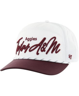 Men's '47 Brand White Texas A&M Aggies Chamberlain Hitch Adjustable Hat ...