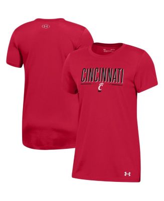 Women's Under Armour Red Cincinnati Bearcats Performance Tech Modern T ...